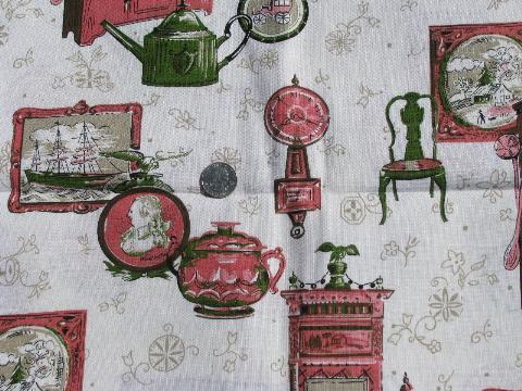 Vintage Kitchen Fabric Reproduction