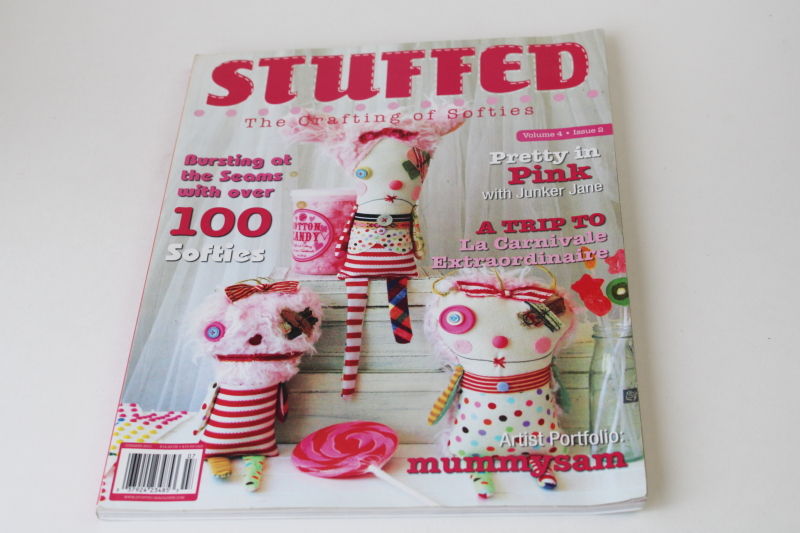 Stuffed Crafting of Softies magazine 2011 volume 4 issue 2 dolls arty ...