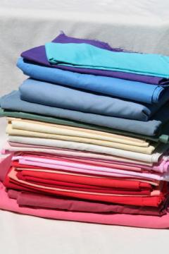 lot cotton and cotton blend quilt fabric solid colors, solids for quilting