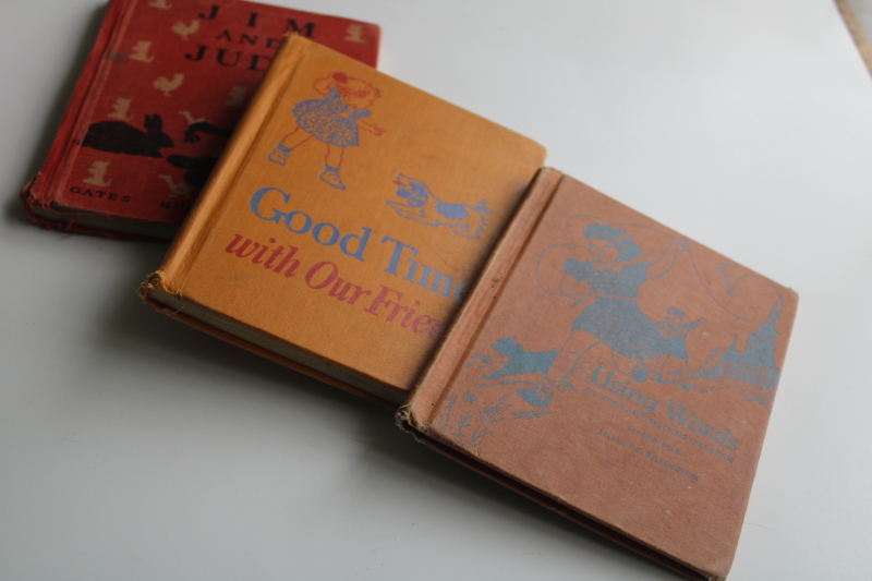 vintage early readers school books Jim Judy, Good Times With Our ...