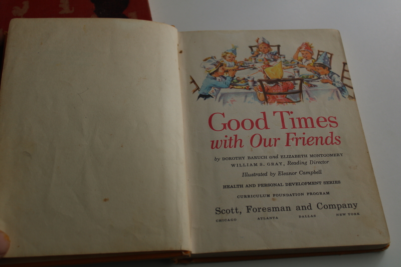 vintage early readers school books Jim Judy, Good Times With Our ...