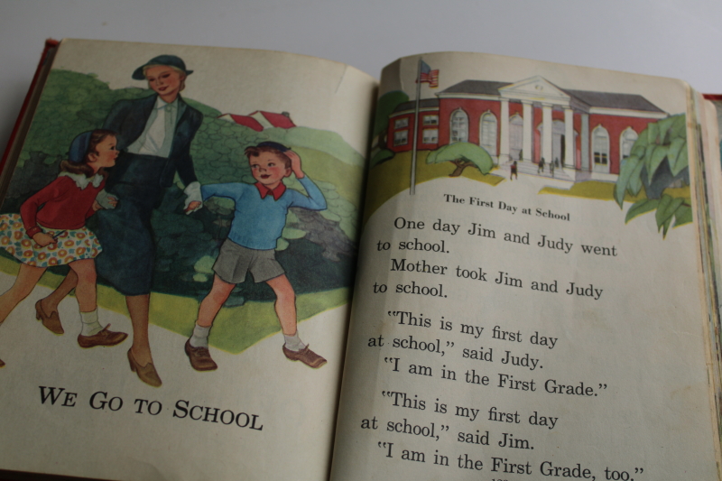 vintage early readers school books Jim Judy, Good Times With Our ...